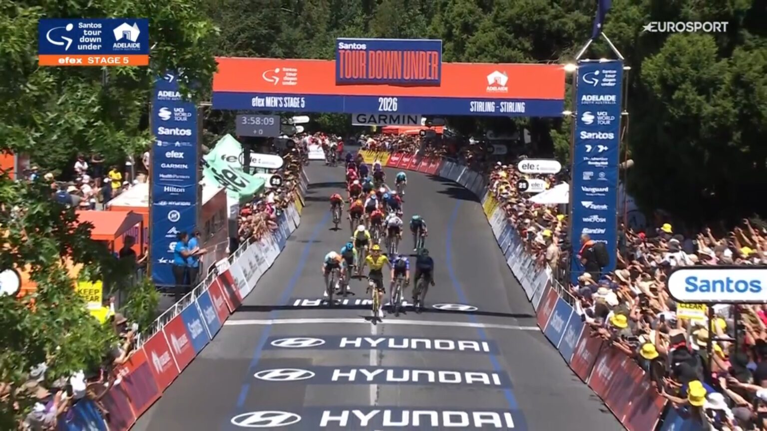 Tour Down Under 2026 : Matthew Brennan gagne la 5e étape